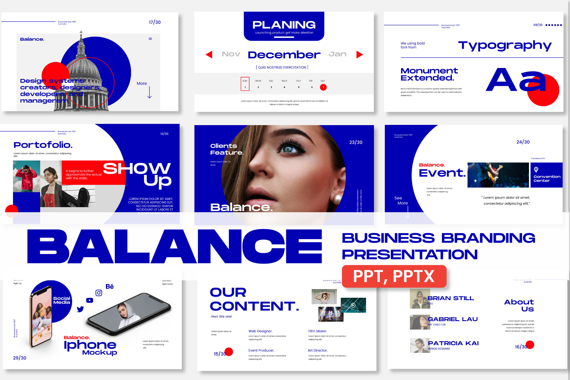 Balance Business Presentation, a Presentation Template by Visualin.std