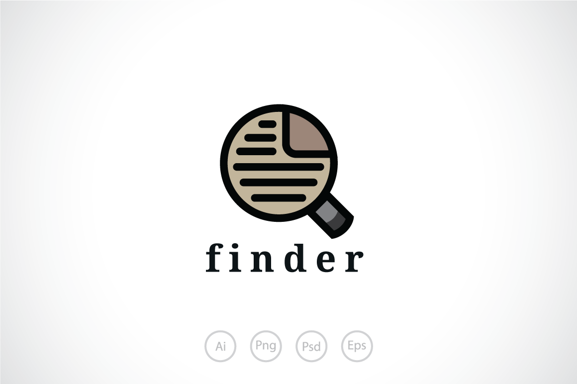 Text Finder Logo Template, a Branding & Logo Template by Heavtryq ...