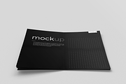 Creased Paper Mockup, a Print Template by KIPET