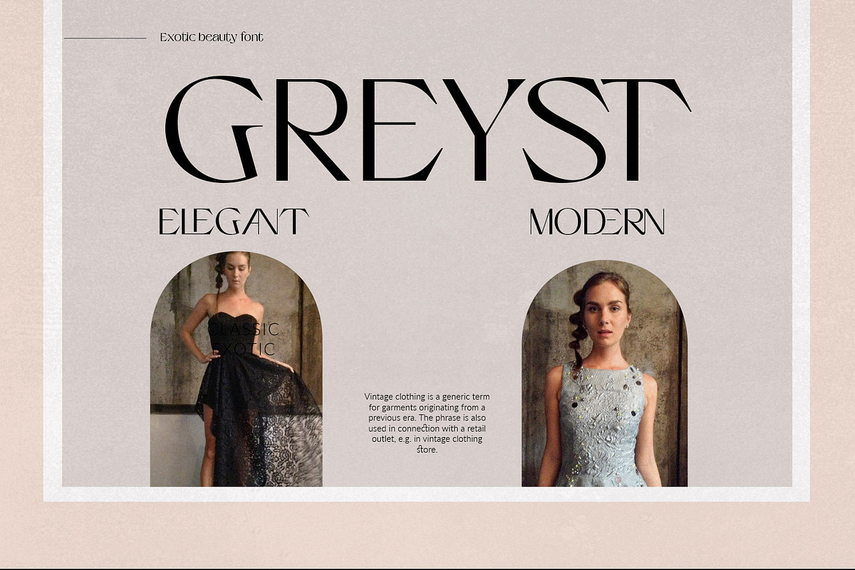 Greyst - Exotic Modern font, a Serif Font by creativemedialab