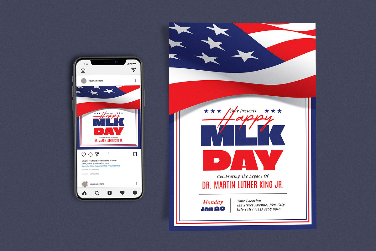 MLK Day Flag