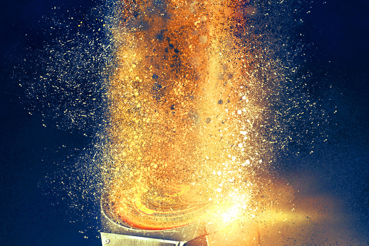 Sand Rising Photoshop Mock-ups, an Action Add-On by SlideSalad