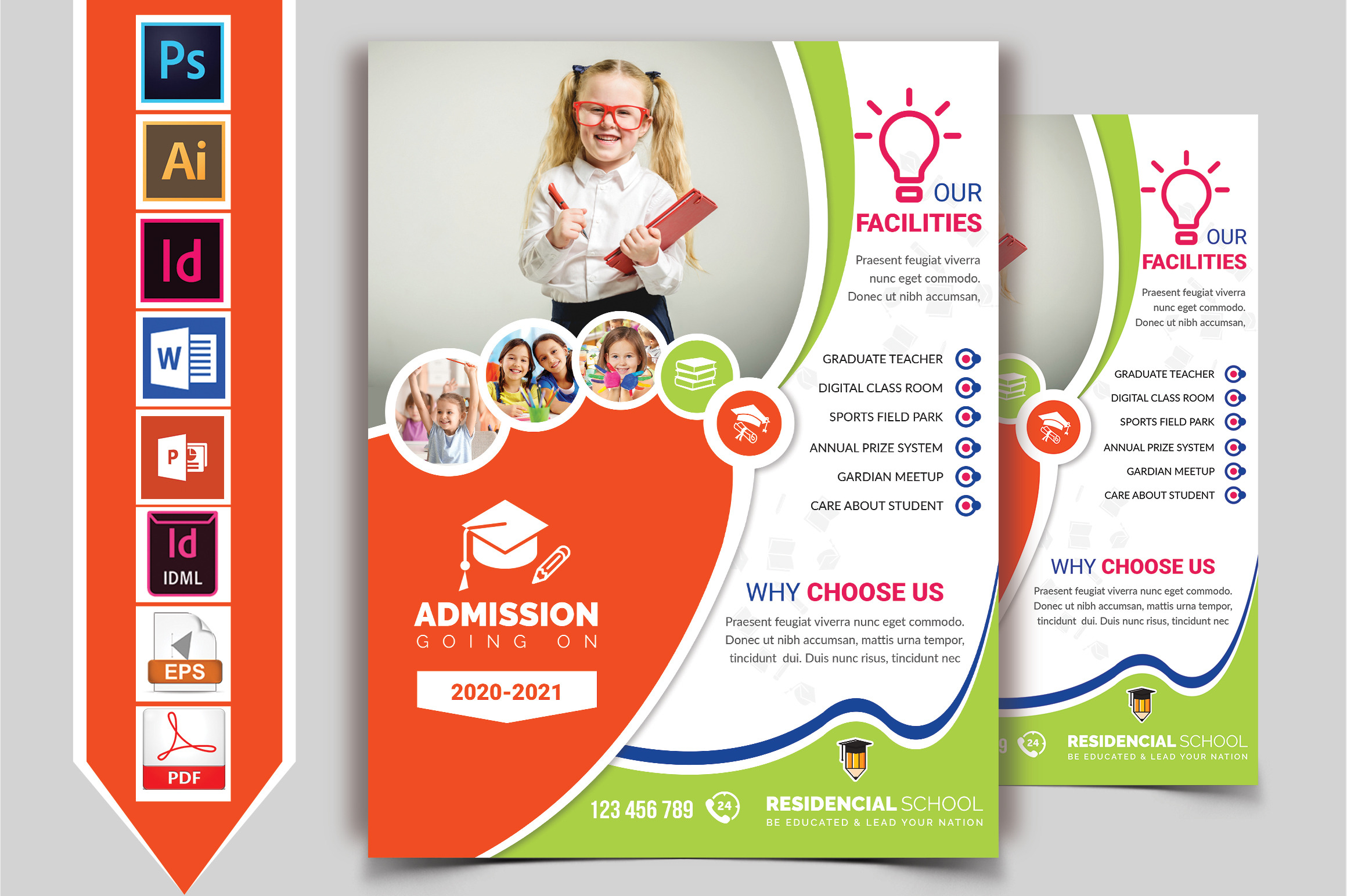 School Flyer Template Vol-06, a Flyer Template by Imagine Design Studio
