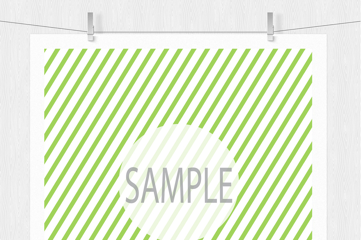 Lime Green Digital Paper, a Pattern Graphic by Leska's Digitals