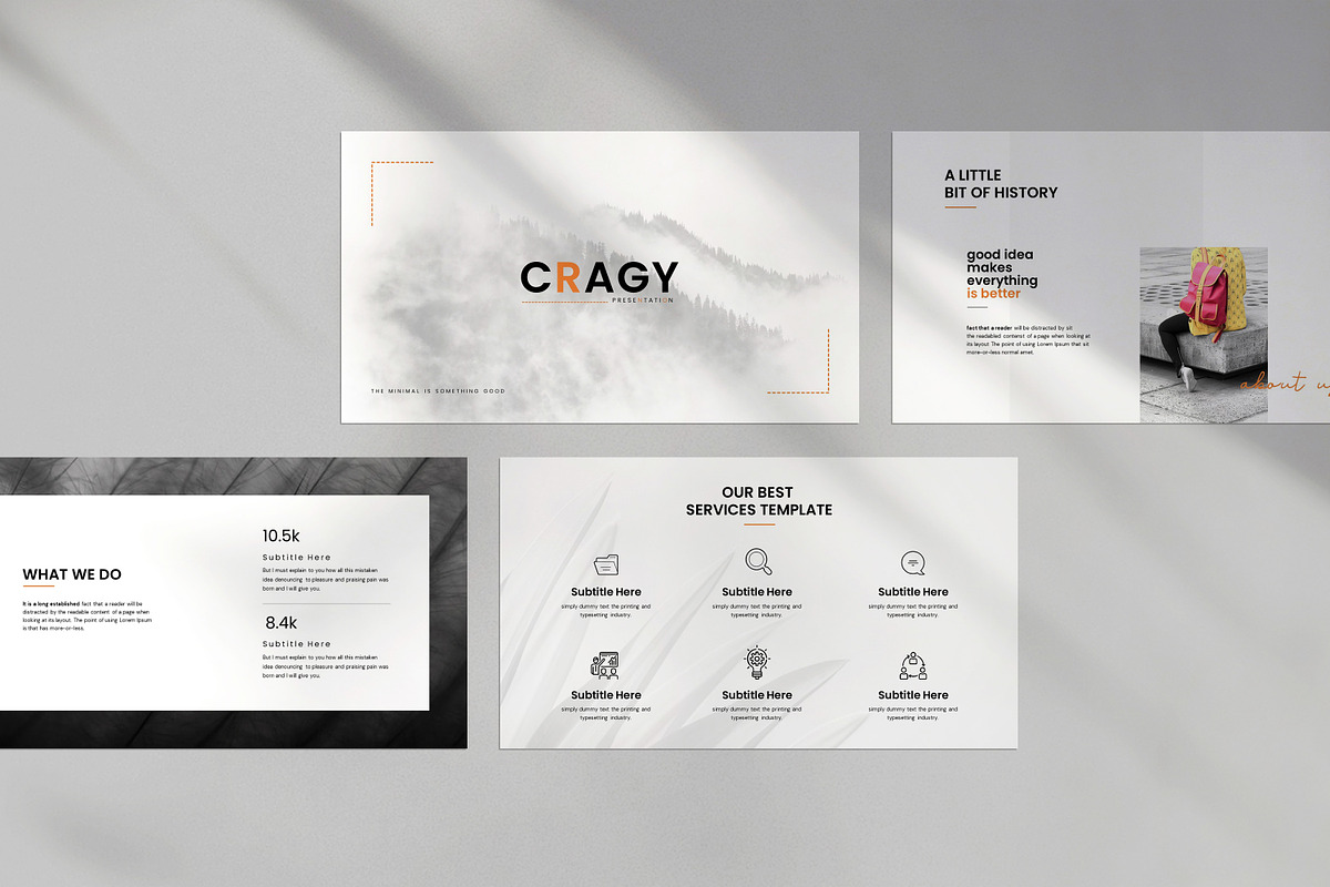 Crazy Presentation Template, a Presentation Template by evgenystudio