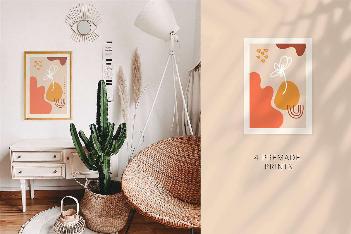 Abstract shapes - vector elements, a Pattern Graphic by NinOn | Creative Market