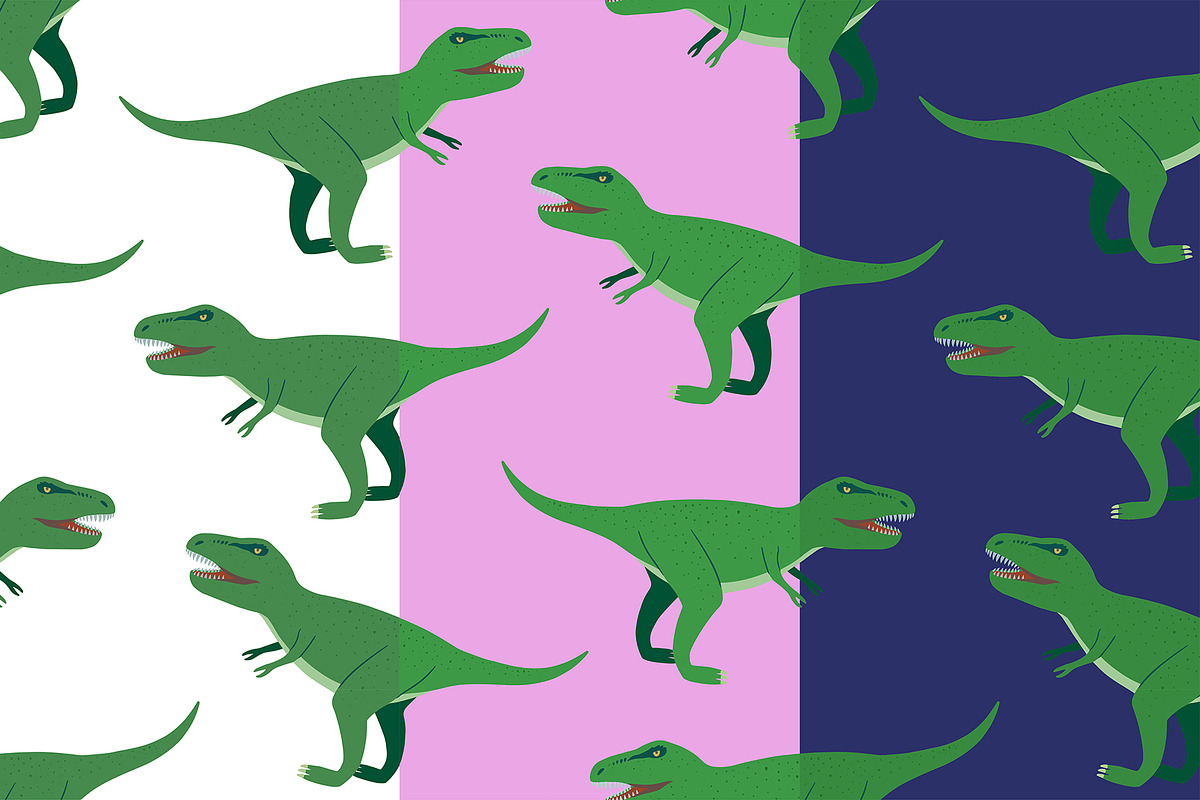 Colorful Dino alphabet, an Education Illustration by Robusta | Creative ...