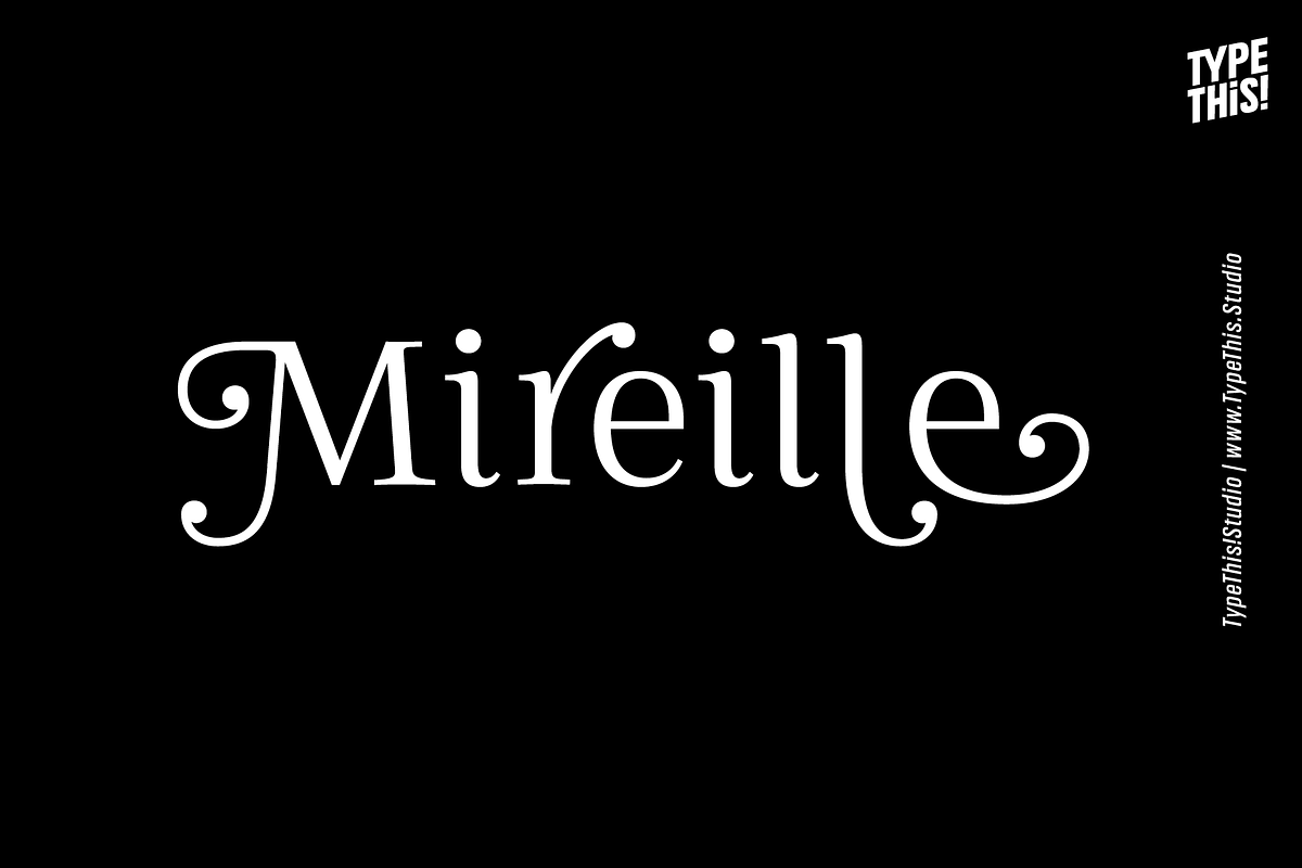 Mireille Font Family, a Serif Font by TypeThis!Studio