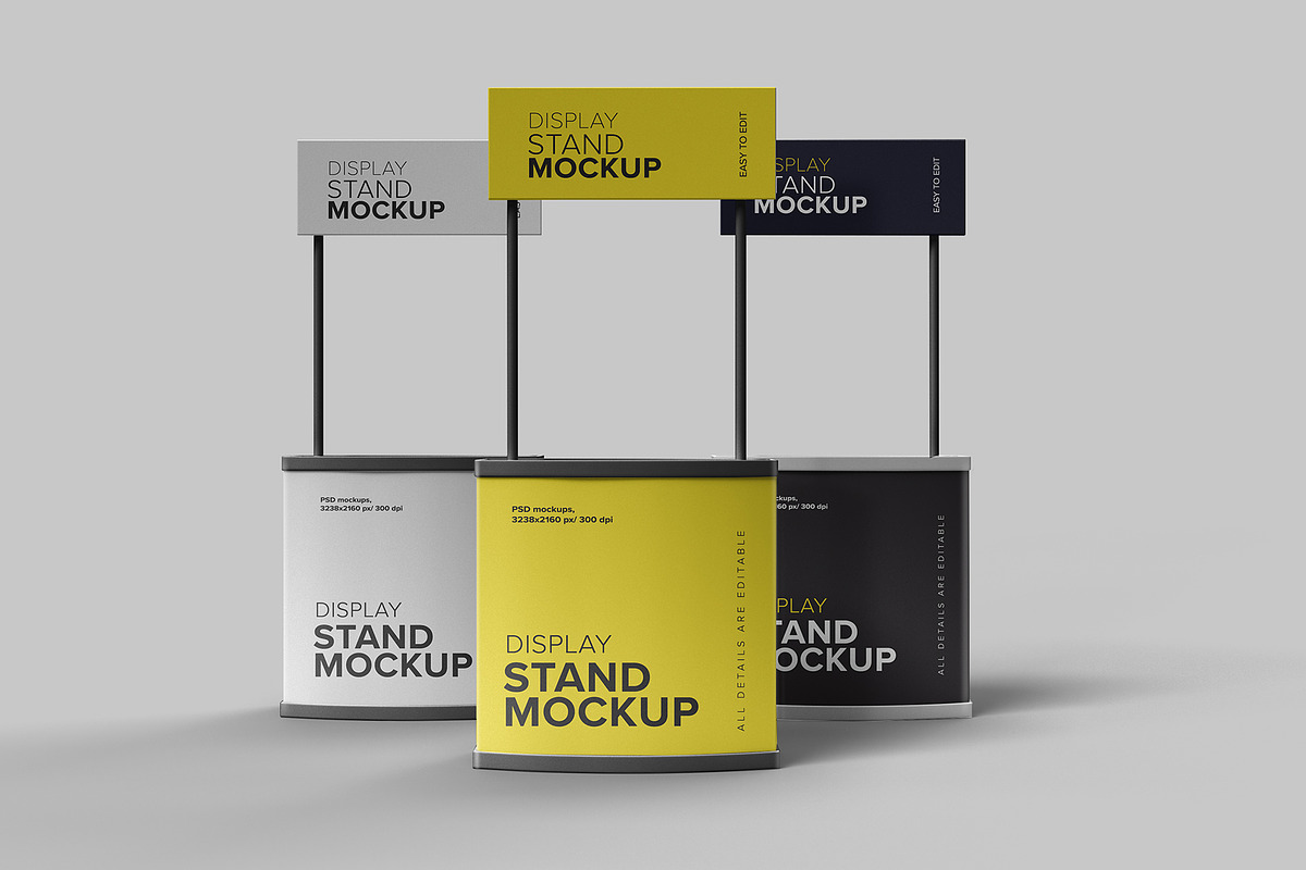 Promo Stand Mockup Set
