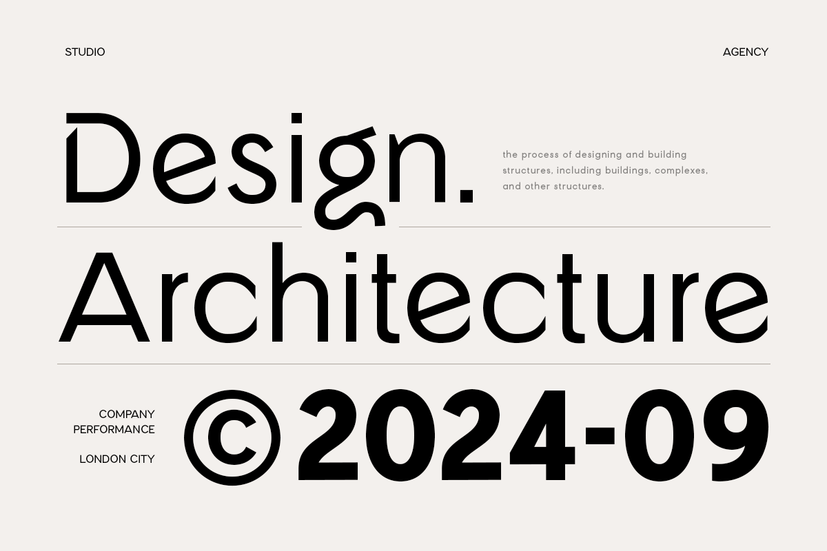 Black - Modern Corporate Sans Serif