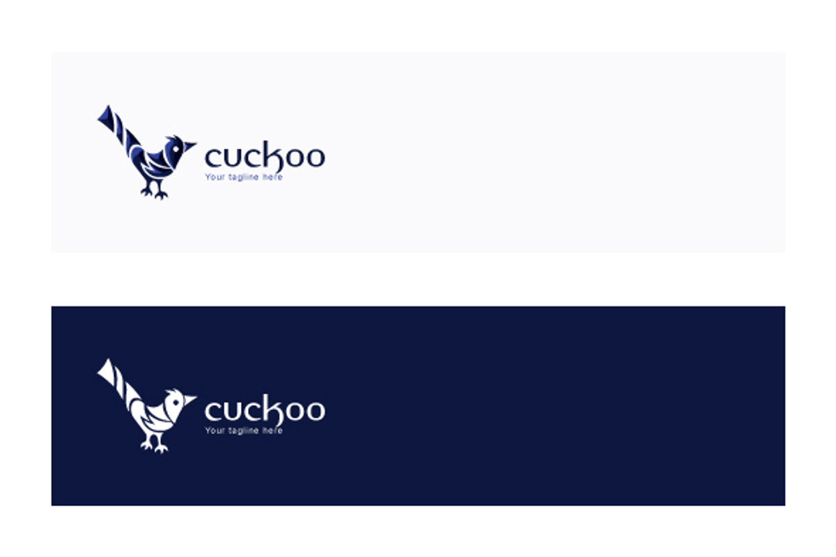 Cuckoo-Black Bird logo, a Branding & Logo Template by VecRas