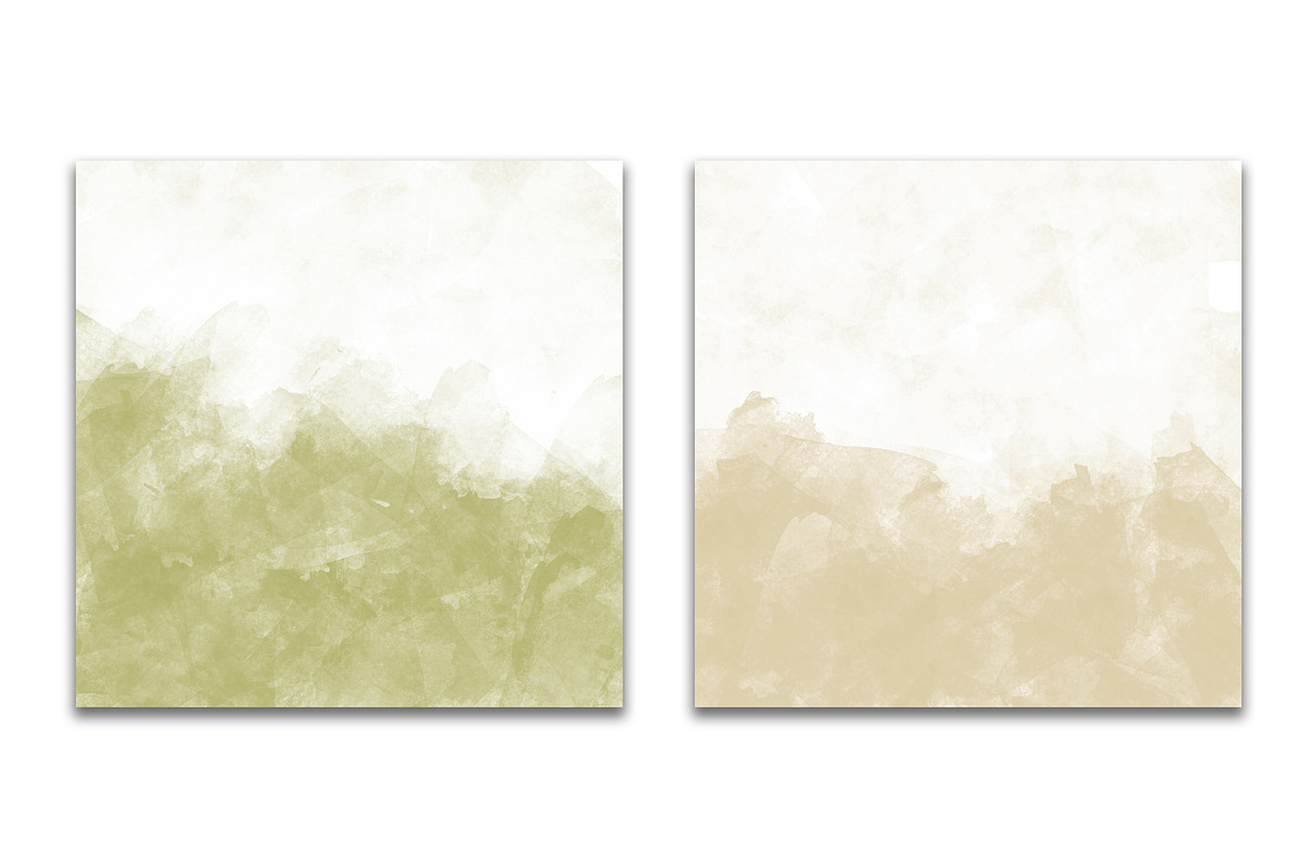 Green ombre watercolor, a Texture Graphic by GraphicRain
