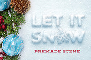 Snow & Ice Text Effects, a Layer Style Add-On by SkyvaraSupply