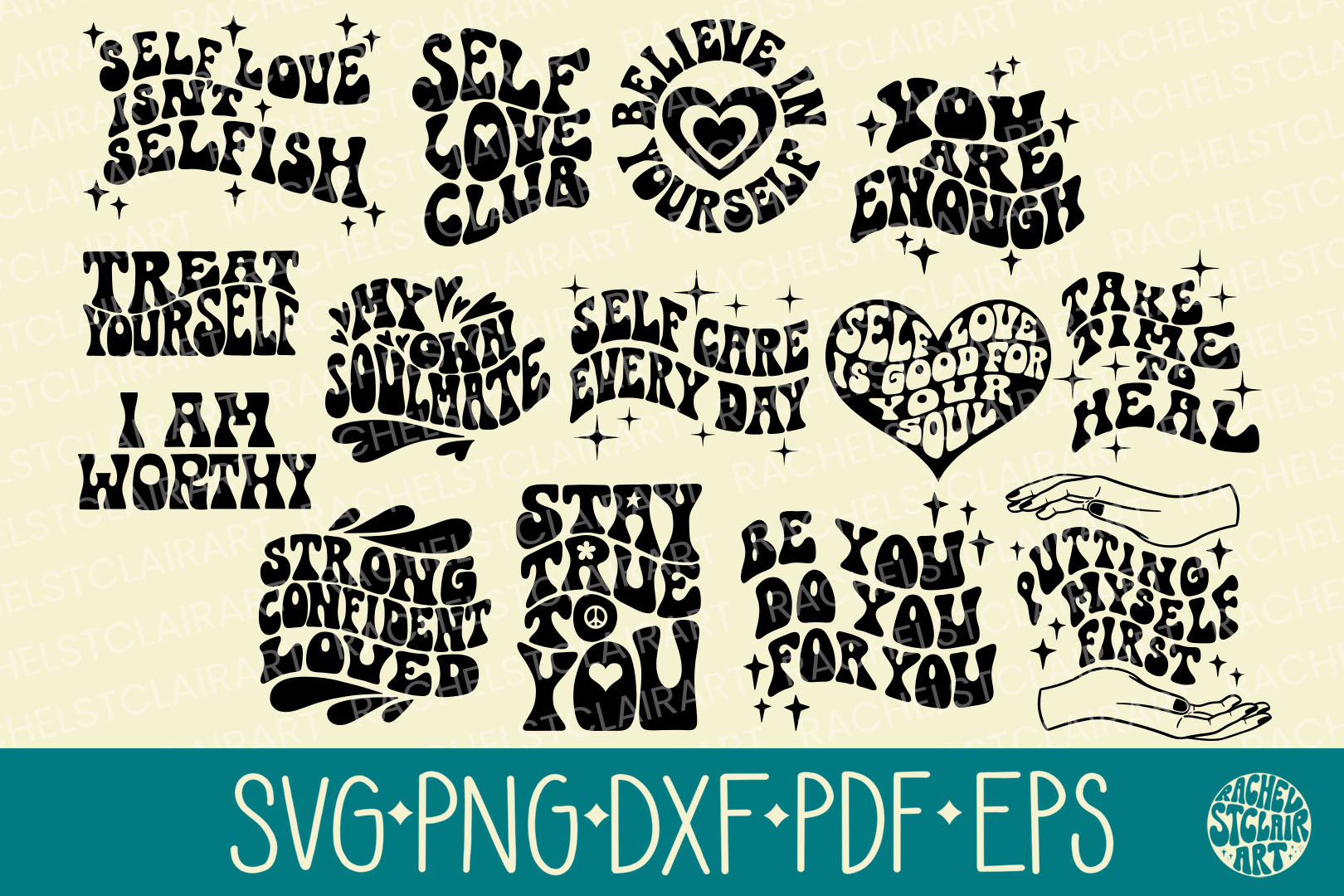 Self Love Quotes SVG Bundle