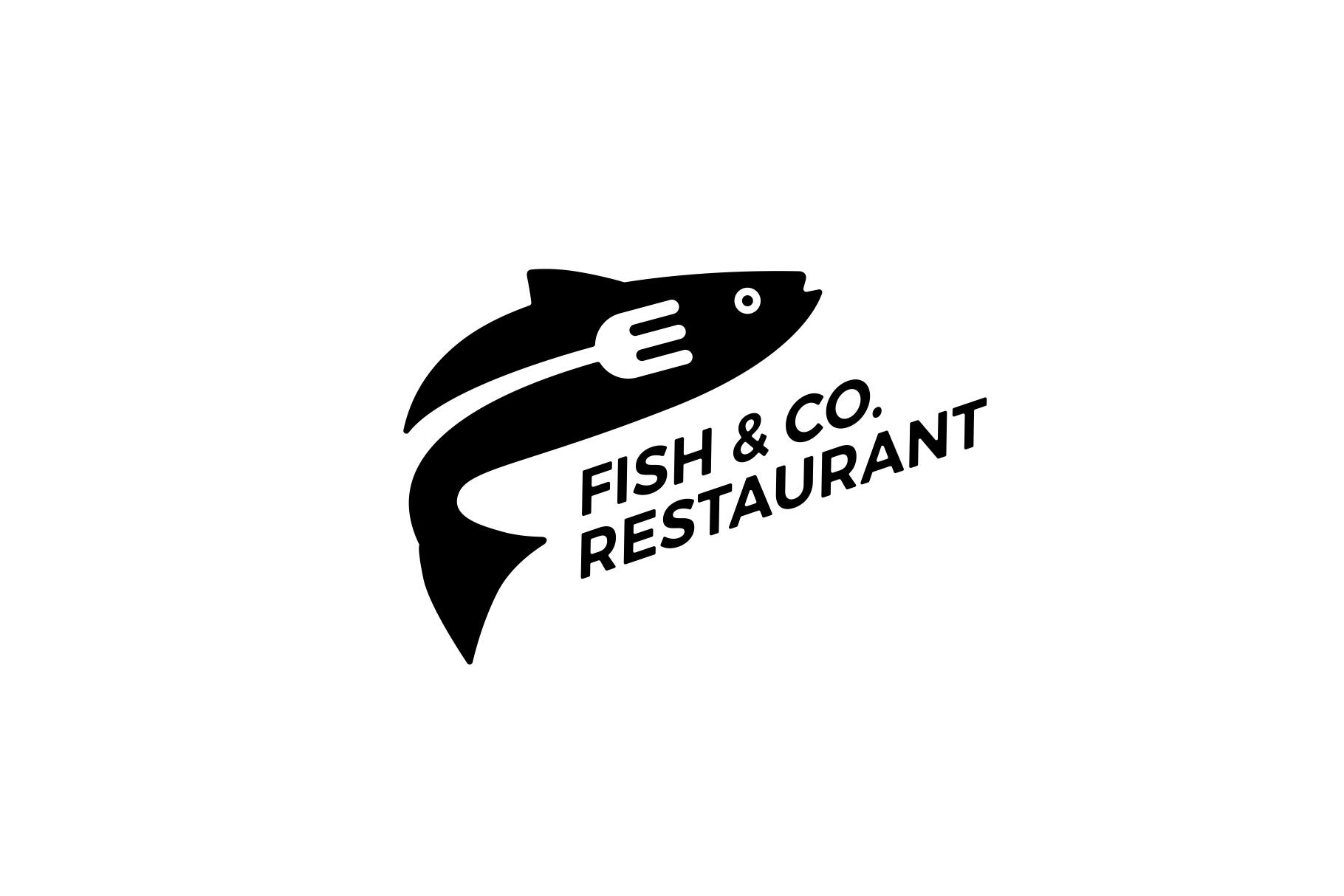fish fork restaurant logo vector, a Branding & Logo Template by VSTRD ...