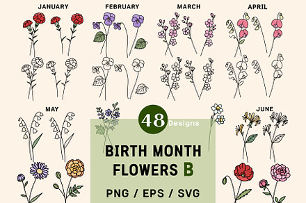 COMPLETE vector floral alphabet | Decorative Illustrations ~ Creative ...