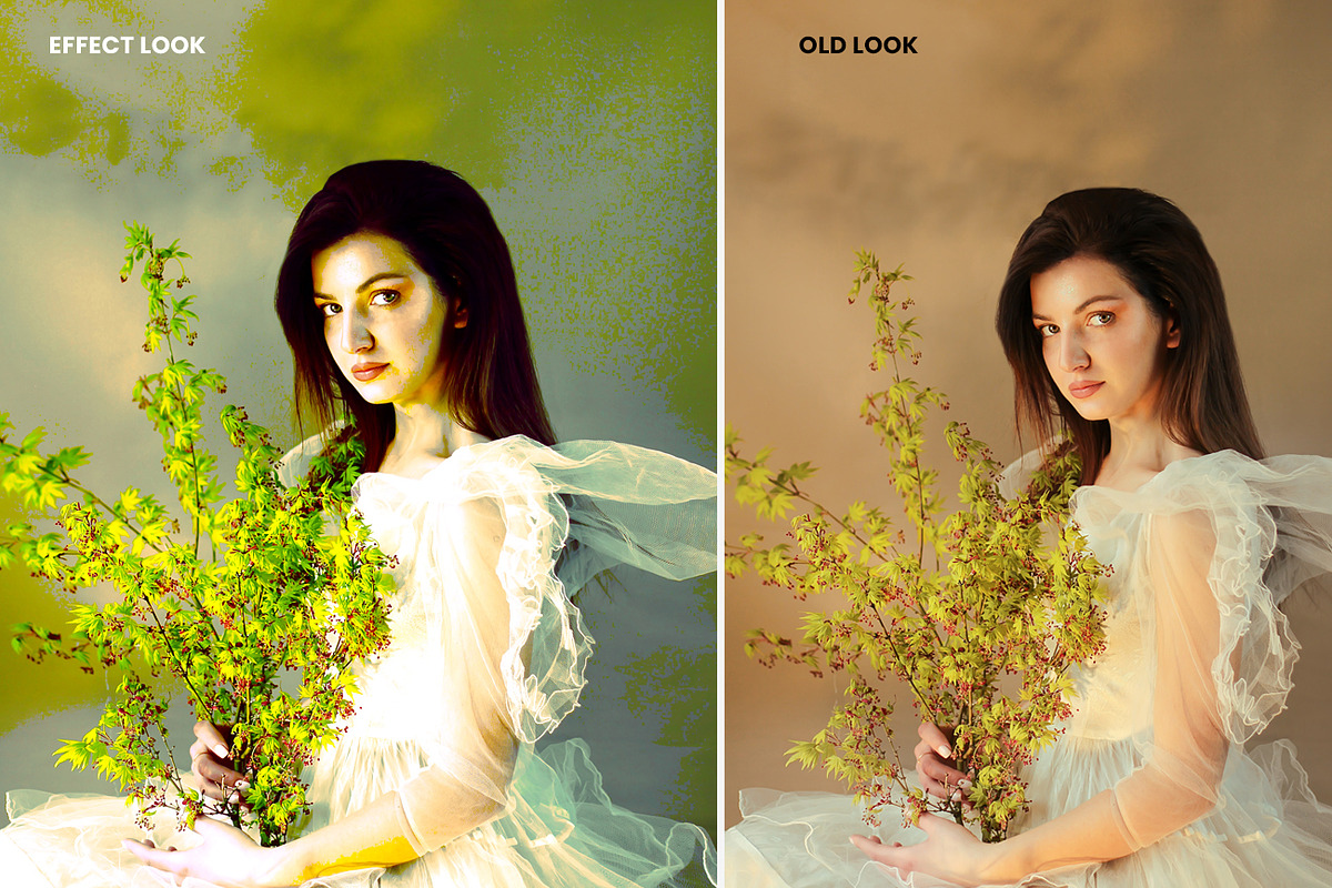Green Color Photoshop Action, an Action Add-On by MRI STUDIO