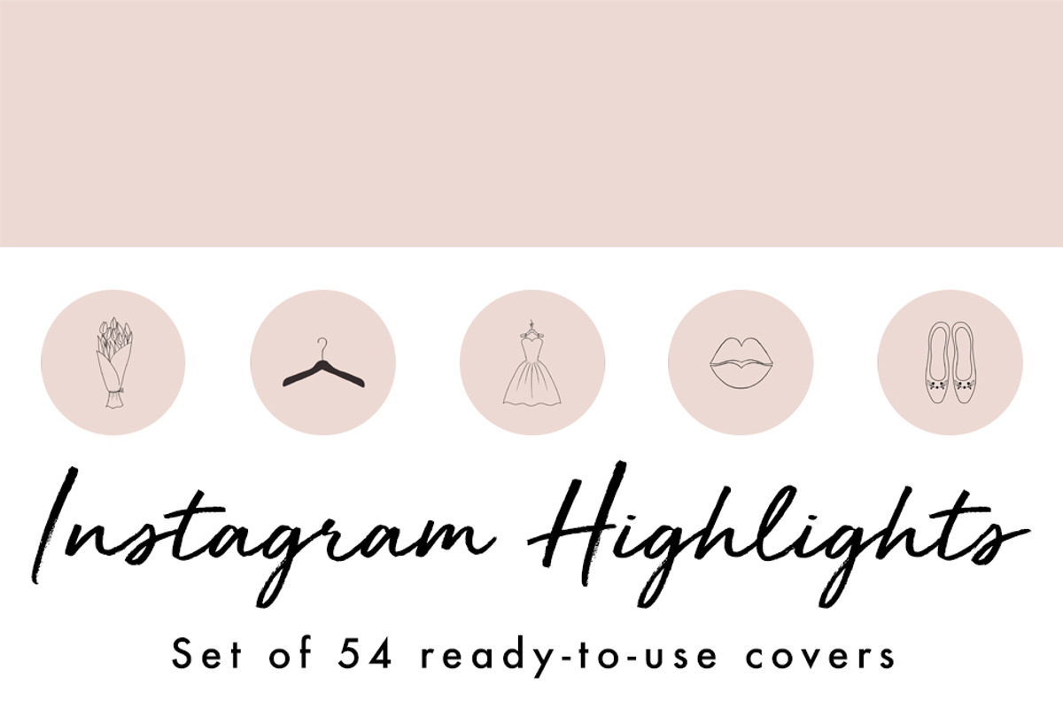 54 Instagram Story Highlight Covers, a Social Media Template by The ...