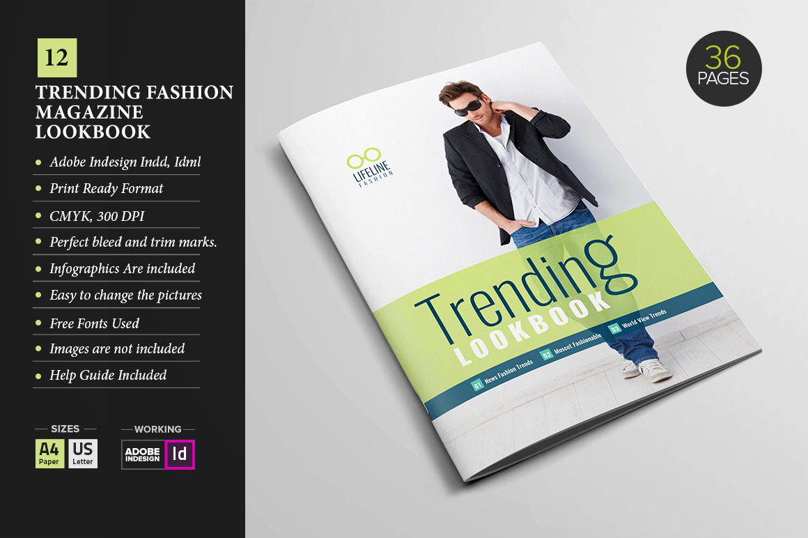 Magazine LookBook Template 12, a Magazine Template by Layout Design