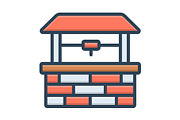 Well pit water icon, an Icon by Creative priyanka