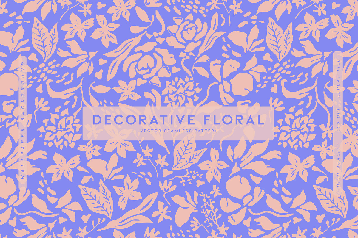 Decorative Floral, a Pattern Graphic by MalyskaStudio | Creative Market