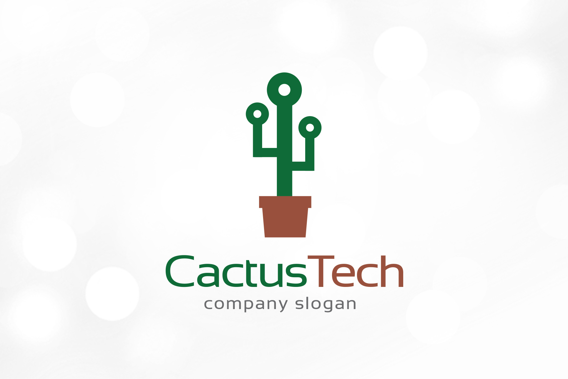 Cactus Technology Logo Template, a Branding & Logo Template by ...