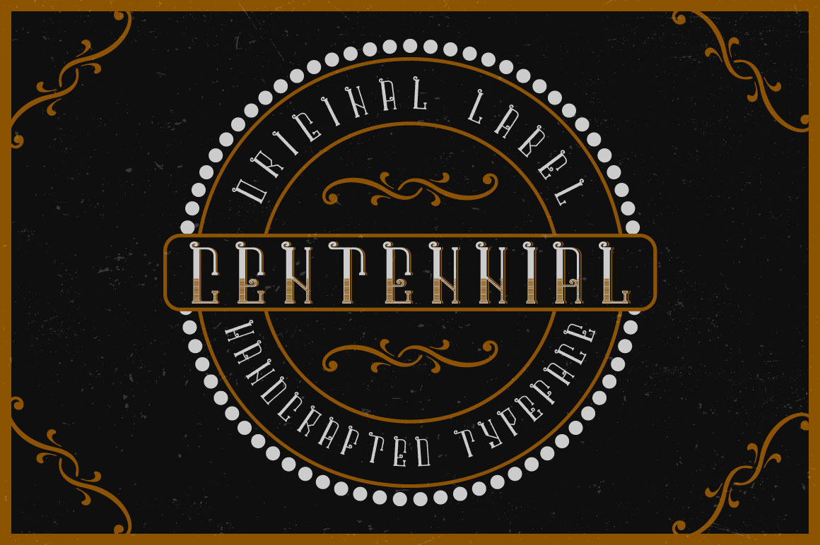 Centennial label font, a Symbol Font by Heather_insane