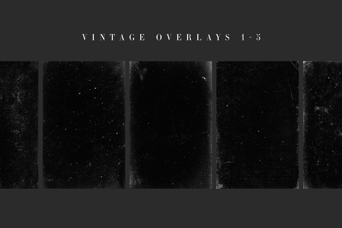 Vintage Photo Overlays, a Texture Graphic by Medialoot