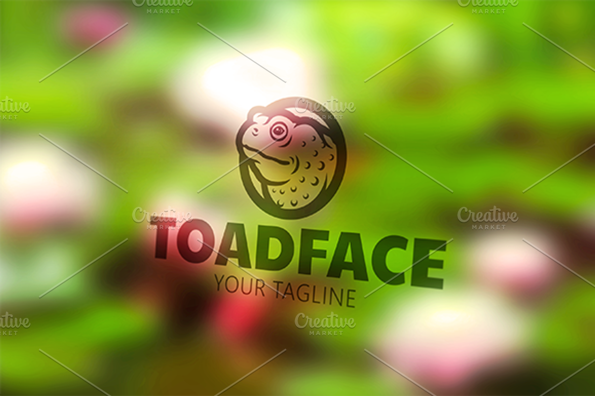 Toad Face, a Branding & Logo Template by Steinar Logo