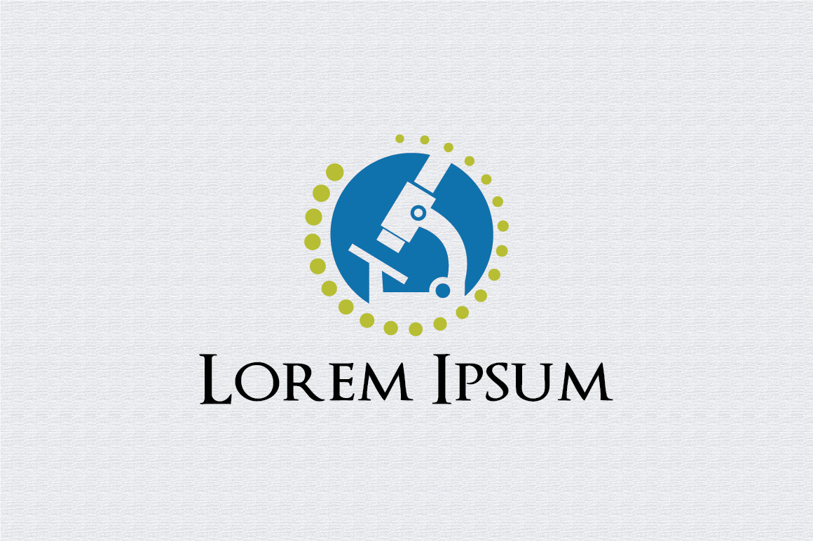 Bio Science Research Microscope, a Branding & Logo Template by jongcreative