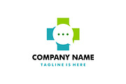 health talk chat bubble logo, a Branding & Logo Template by vastard