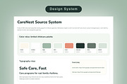 Childcare Landing Page, an UI Kit Template by Pitchlook.Studio