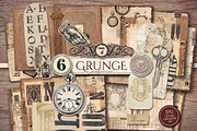Vintage Grunge Scrapbook Kit