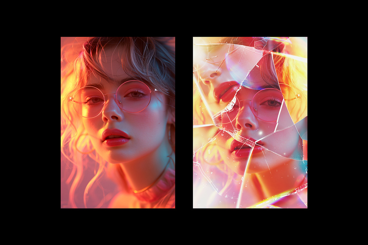 Fractured Glass Pieces Photo Effect, a Layer Style Add-On by Design Squad