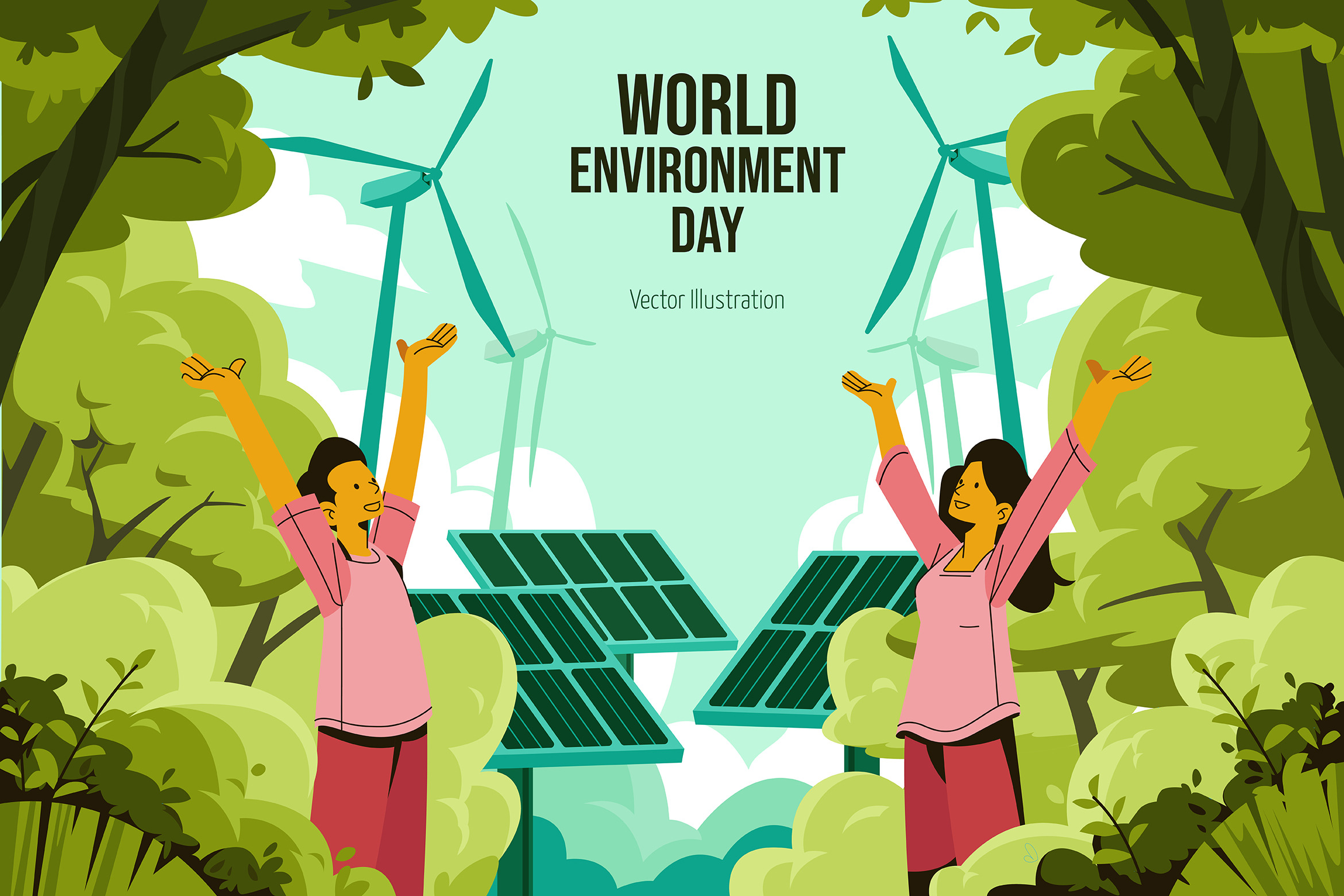 World Environment Day 02 | Illustrations ~ Creative Market