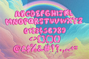 Pink Sugar Letters and SVG Font, a Sans Serif Font by Nicky Laatz
