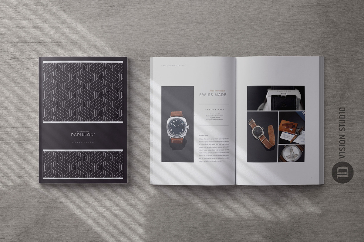 Luxury Watch Brochure Template, a Brochure Template by ID Vision Studio