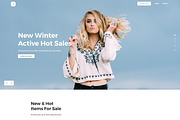 fashion, a HTML Template by onepage