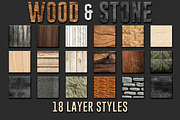 Wood & Stone Layer Styles | Layer Styles ~ Creative Market