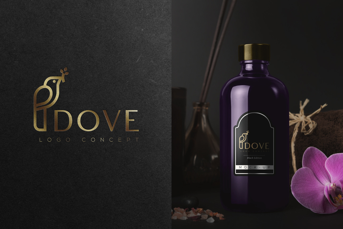 Dove Logo Wellness Health Spa Beauty, a Branding & Logo Template by ...