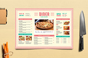 Modern Retro Picnic Cardboard Menu, a Templates & Theme by Guuver