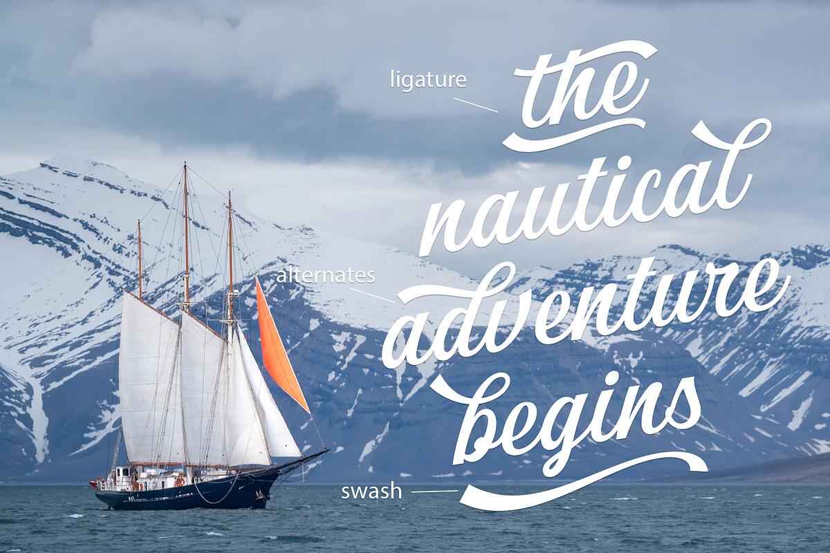 Captain Nelson, a Serif Font by Larin Type Co.