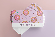 Donuts Business card, a Business Card Template by rzkaamlya