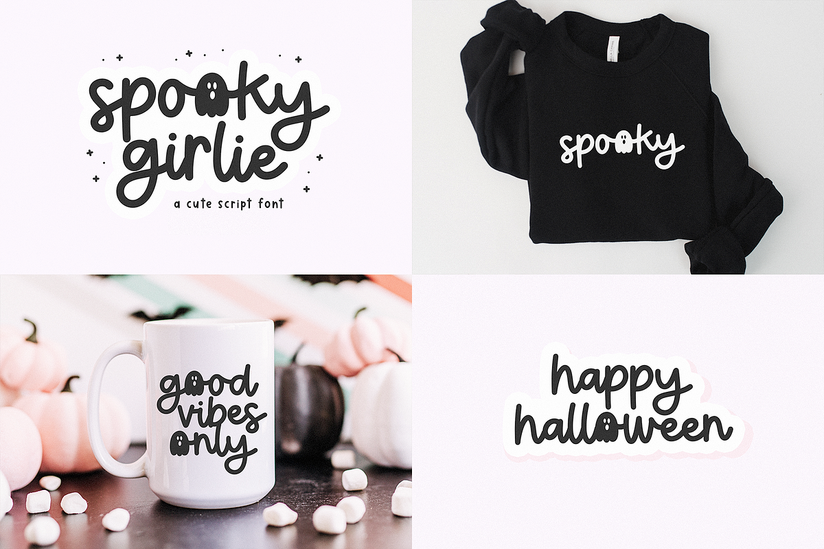 Spooky Halloween Font Bundle, a Handwritten Font by KA Designs