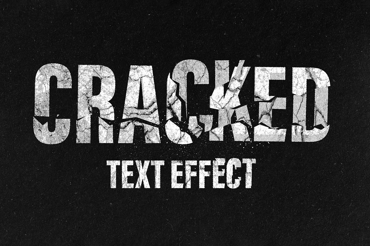 Broken Text Effect, a Mockup by Design Squad | Creative Market