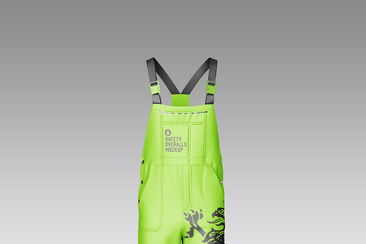 Work Overalls Mockup, a Product Mockup by OneVectorStock
