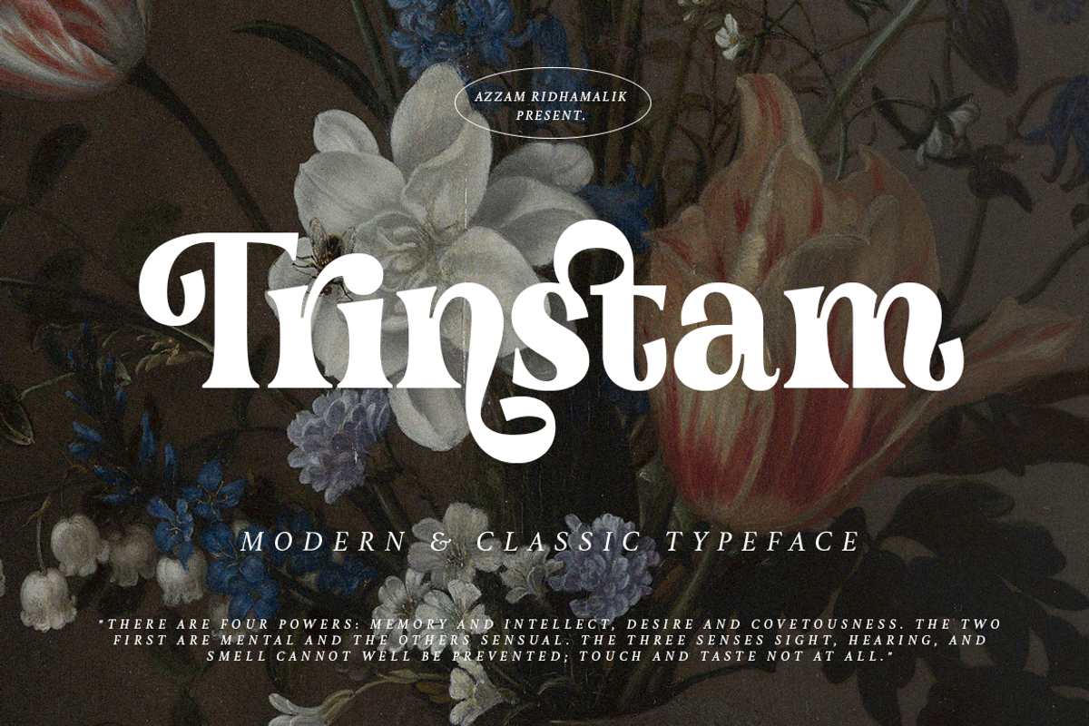Trinstam - Modern Classic Font