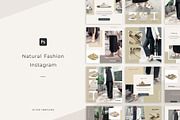 Natural Fashion Instagram PS, a Social Media Template by Studio Siv