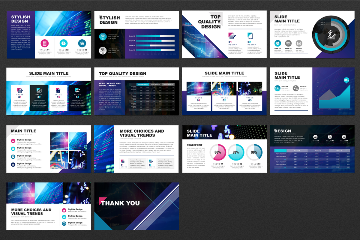 Stock PPT Template, a Presentation Template by GoodPello