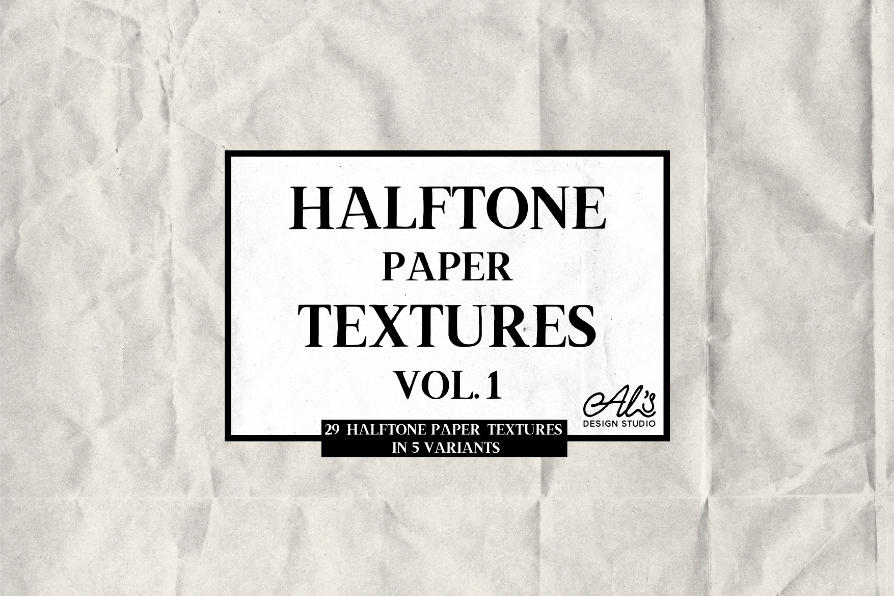 Halftone Paper Textures Vol. 1, a Texture Graphic by AL's Design Studio